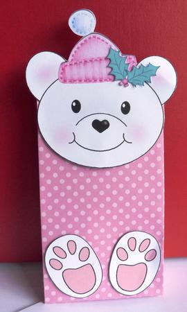 3D Teddy Tess Cute Xmas Character Gift Bag Mini Kit - CUP536102_359 ...