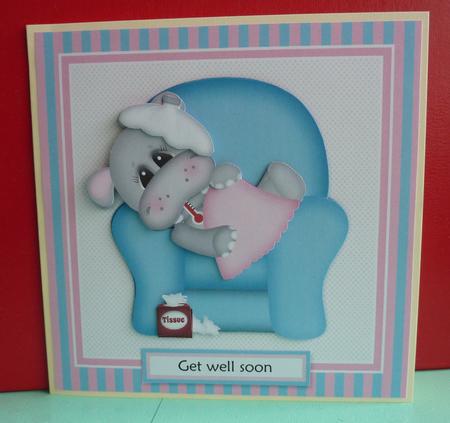 Hippo You Feel Better Soon Get Well Quick Card - CUP612401_796 ...