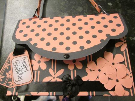 3D Elegant Floral Handbag Treat or Favour Box Kit - CUP535113_359 ...