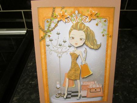 Teen Fashionista! Shopaholic Card Front and Decoupage - CUP596362_38 ...