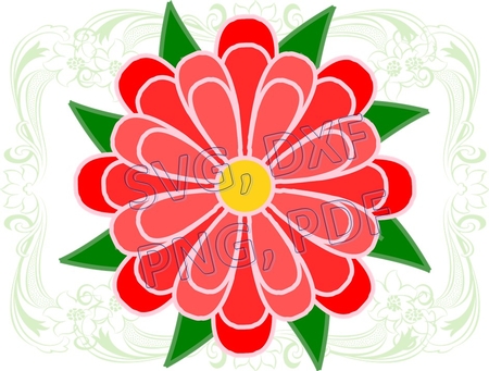 Set of flower, templates, 3d, petal, cut - CUP1045299_92733 | Craftsuprint