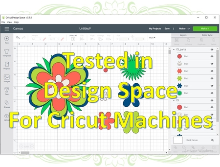 Paper flower templates and silhouettes. parts, felt, cut, felting, 3d ...