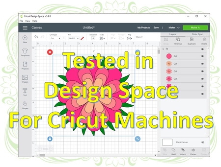 Paper flower template and silhouettes. Felting parts, felt, cut ...