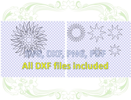 Paper flower template and silhouettes. Felting parts, felt, cut ...