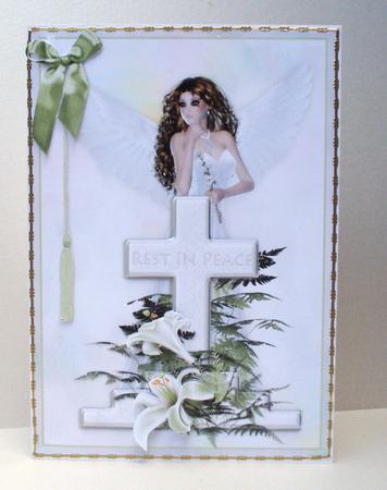 Rest in Peace Decoupage Sympathy Card Sheet - CUP184298_1031 | Craftsuprint