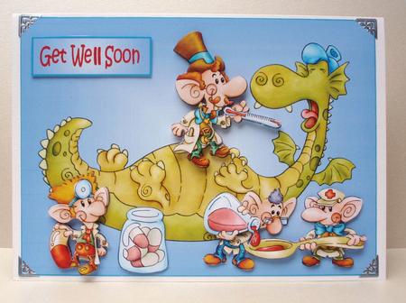 The Poorly Dragon - CUP207786_1209 | Craftsuprint