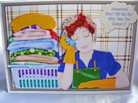 Housework Card Front - CUP197056_566 | Craftsuprint