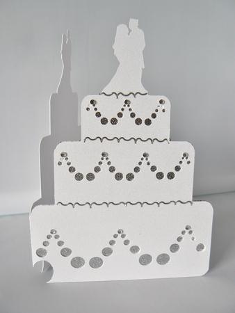 Wedding Cake Shaped Card File - CUP703145_1577 | Craftsuprint