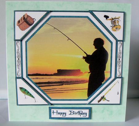 Fishing Card Front - CUP346862_173 | Craftsuprint