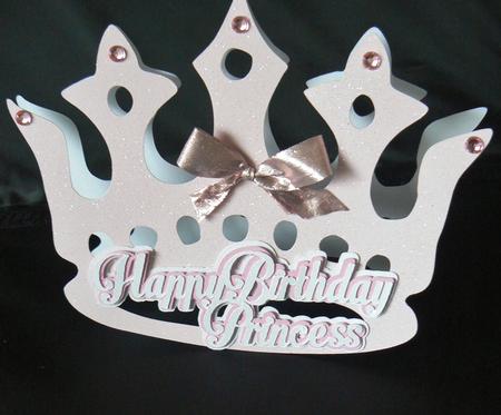 Princess Crown Card - CUP693838_596 | Craftsuprint