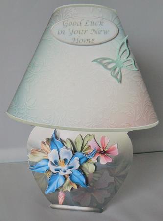 Table Lamp Card Mini Kit - Forest Flowers - CUP541578_1648 | Craftsuprint