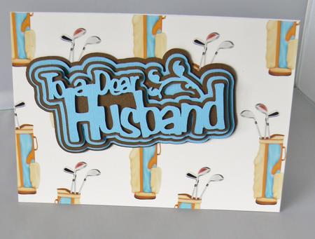 To a Dear Husband Topper - CUP691939_1577 | Craftsuprint