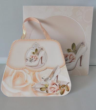 Bridal Delight Handbag Shaped Wedding Card with Box - CUP549445_1446 ...