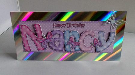 Large Dl Birthday Nancy Card & 3D Decoupage - CUP414840_359 | Craftsuprint