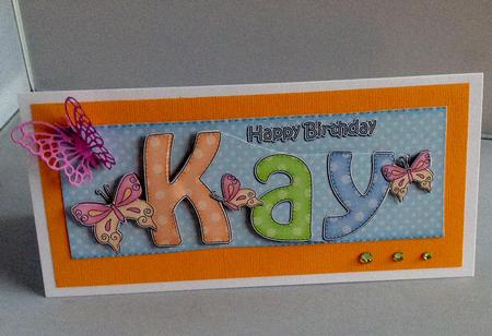 Large Dl Happy Birthday Kay Quick Card & 3D Decoupage - CUP432899_359 ...