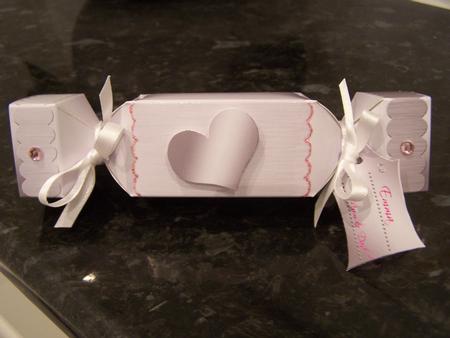 Metallic Cracker Shaped Treat or Favour Box - CUP157274_359 | Craftsuprint