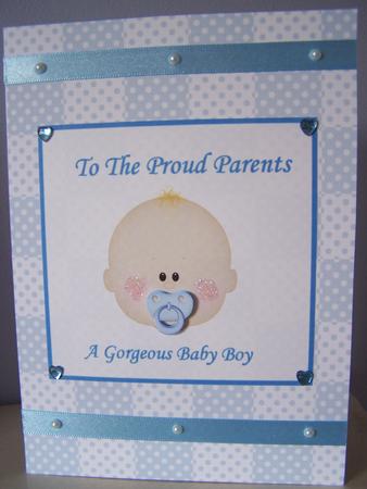 To the Proud Parents - Baby Boy - CUP36481_351 | Craftsuprint