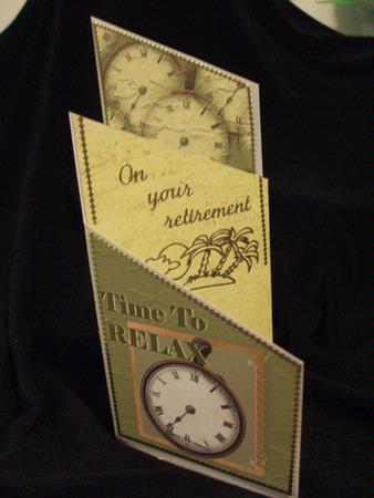 Time to Relax - Retirement Trifold Card - CUP10420_108 | Craftsuprint