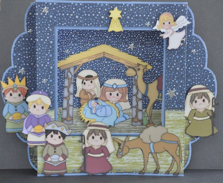 Nativity Diorama Card Kit - CUP276183_489 | Craftsuprint