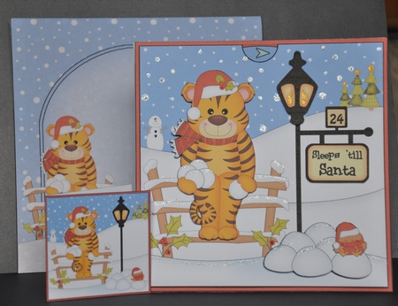 3D Xmas Tinker Tiger Sleeps Till Santa Countdown Card - CUP643098_359 ...