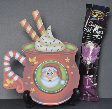 Santa Red Cup Full Quick Card - CUP647848_1784 | Craftsuprint