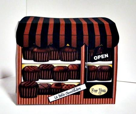 3D Little Chocolate Shop Treat or Favour Box Mini Kit - CUP387344_359 ...