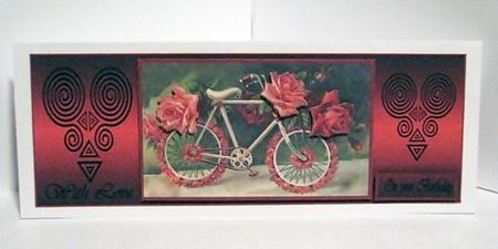 Large Dl Bike with Roses - Photo by Barbara Hiebert