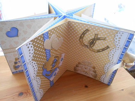 3D Wedding Carousel Card Kit - Photo by BECCY WILTON