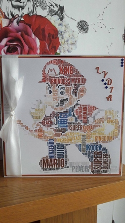 Super Mario Word Art - CUP738772_2229 | Craftsuprint