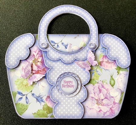 Pretty Handbag Shaped Cards Bumper Kit E - Photo by Cute N Creative ...