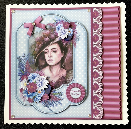 Pretty Lady 03 Decoupage Mini Kit - Photo by Belinda R Designs