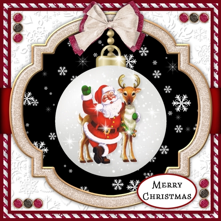 Santa Bauble - CUP1009619_43136 | Craftsuprint