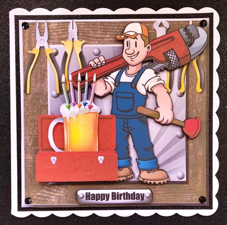 The Plumbers Birthday - CUP937223_2073 | Craftsuprint