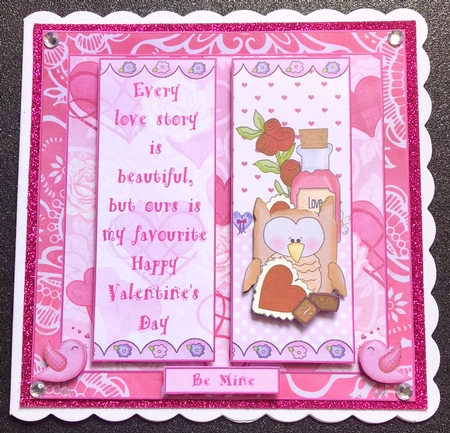 Happy Valentines Day Decoupage/Pyramid Topper 3 - CUP940350_719 ...