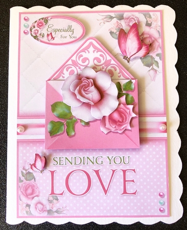 Sending You Love - Pink Roses - CUP964754_1443 | Craftsuprint
