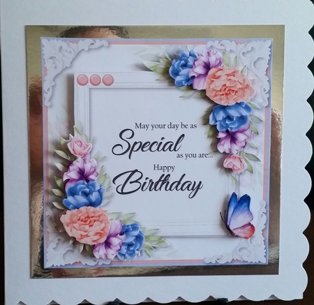 Floral Word Art Birthday Bumper kit - CUP1029435_43136 | Craftsuprint