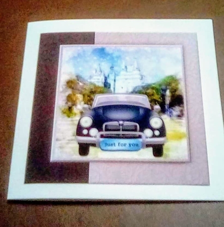 Male Card Topper Vintage Card - CUP1049203_936 | Craftsuprint