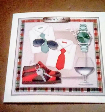 Male Card Topper Birthday - CUP1049207_936 | Craftsuprint