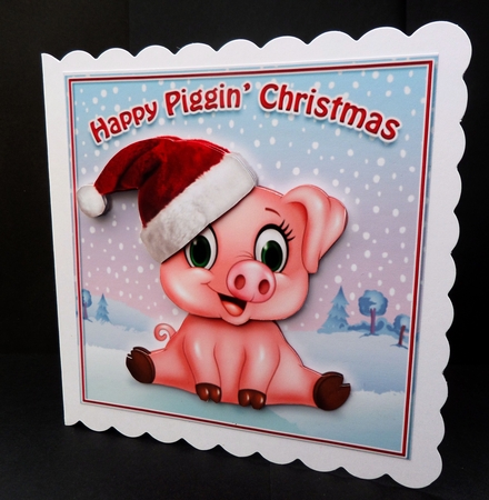 Happy Piggin Christmas - CUP724394_1443 | Craftsuprint