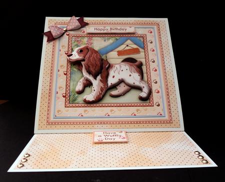 Spaniel 8x8 Mini Kit & Decoupage - CUP603202_68 | Craftsuprint