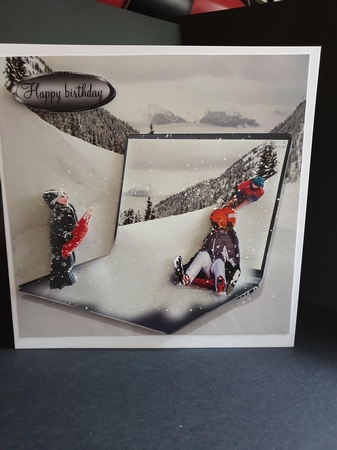 fun on the slopes - Photo by Beverley Cook