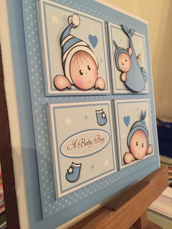 Baby Boy Squares Mini Kit - CUP871062_2053 | Craftsuprint