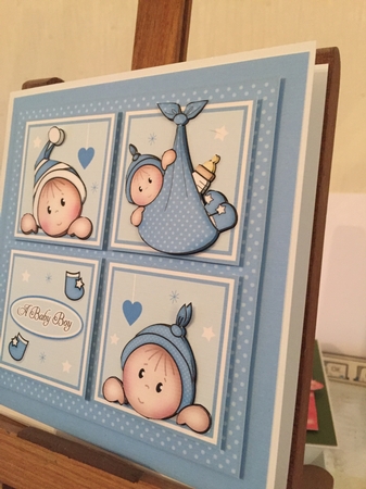 Baby Boy Squares Mini Kit - CUP871062_2053 | Craftsuprint