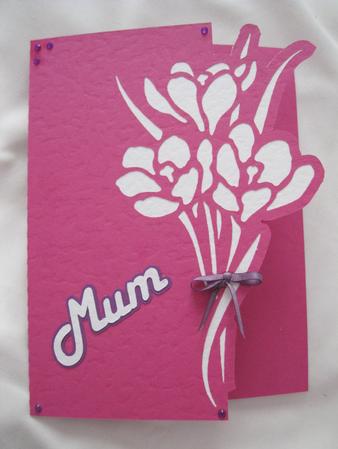 Floral 3 Over the Edge Card - CUP691072_198 | Craftsuprint