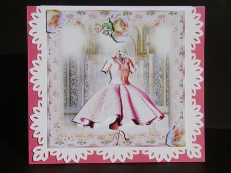 Pink Polka Dot Dress - CUP476701_1483 | Craftsuprint