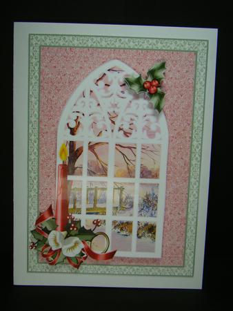 Church Window with Sunset Decoupage Topper - CUP478772_117 | Craftsuprint