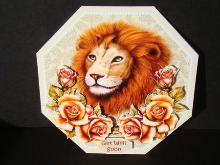Octagon Lion - CUP480031_936 | Craftsuprint