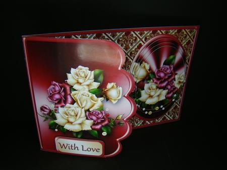 Roses and Pearls 5x7 Side Fold Mini Kit - CUP483847_1648 | Craftsuprint