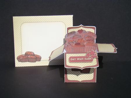 3D Chocolate Lovers Rubber Band Pop Up Box Card - CUP526890_359 ...