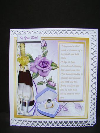 Lovely Engagement Wishes with Verse - CUP546384_1398 | Craftsuprint